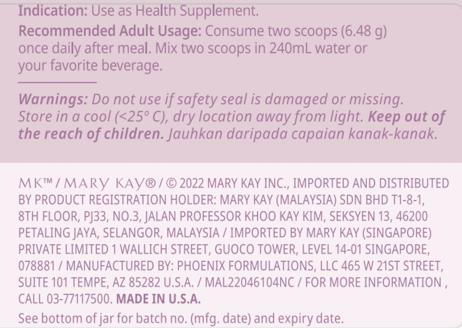 Mary Kay Daily Collagen Plus Powder | Mary Kay